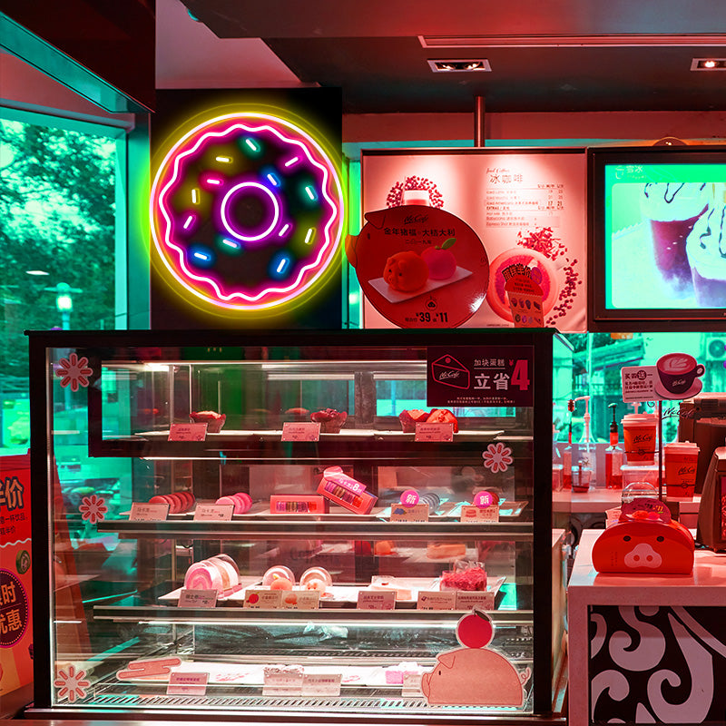 Donut LED Sign | Dessert Shop Decor