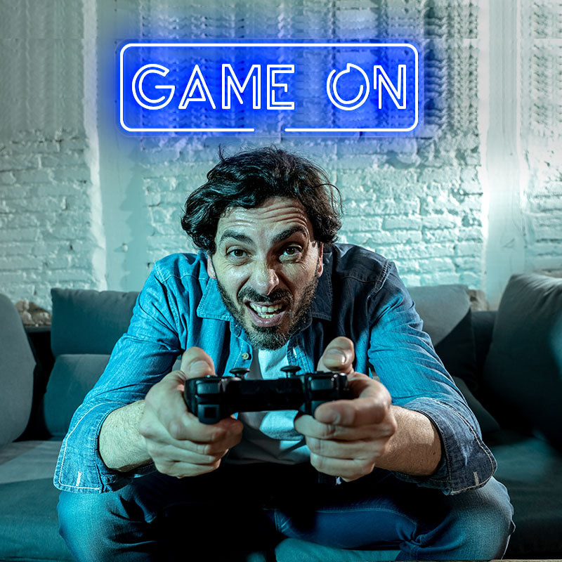 Game On Neon Light | Neon Sign Décor for Game Rooms
