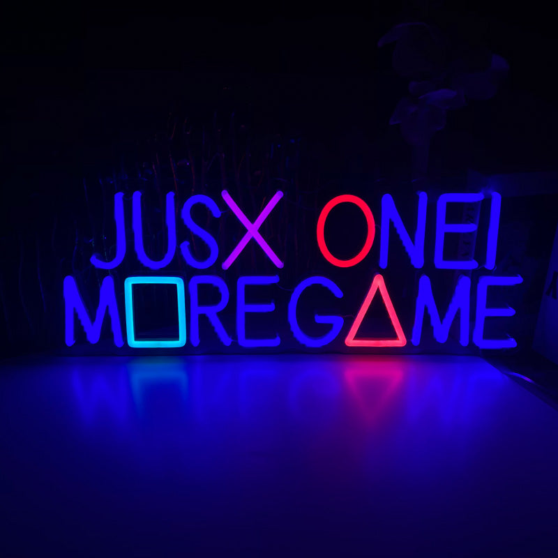 Just One More Game Neon Sign