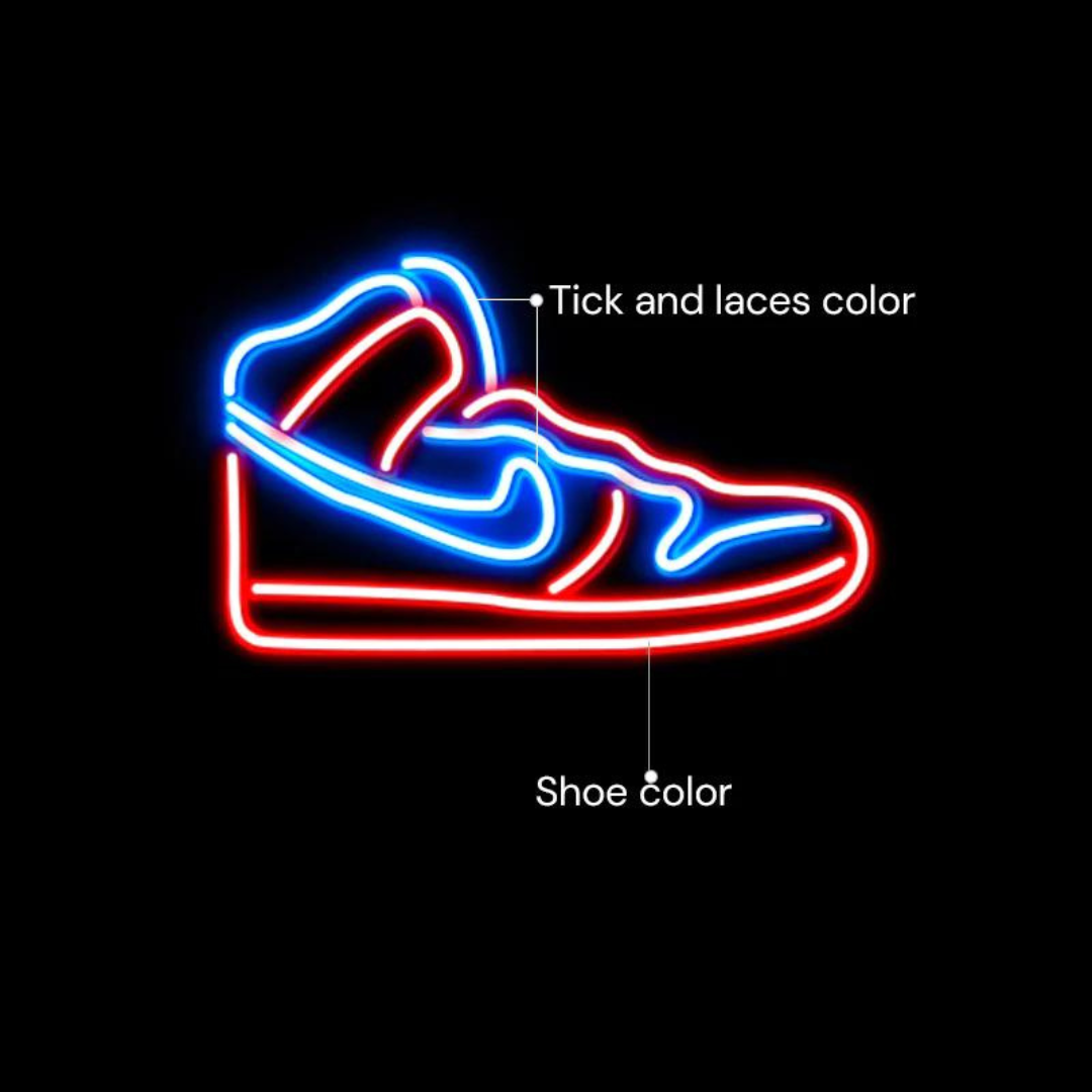 Neon Sneaker Sign | Home Decor Neon Signs