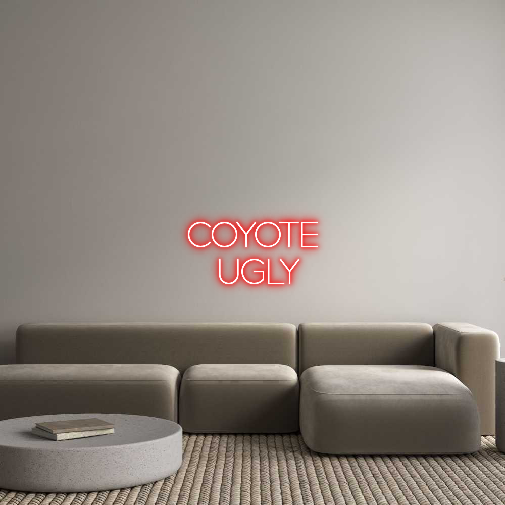 Custom neon sign COYOTE UGLY