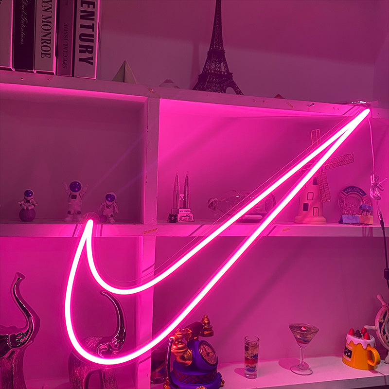 Brand LOGO Swoosh LED Neon Sign | LED Lights for Retail Stores