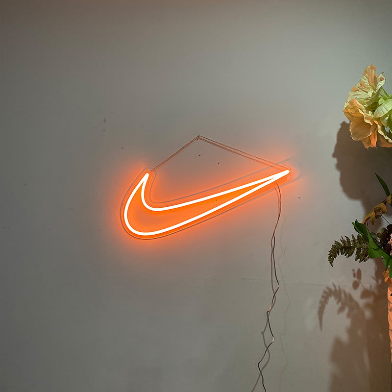 Brand LOGO Swoosh LED Neon Sign | LED Lights for Retail Stores