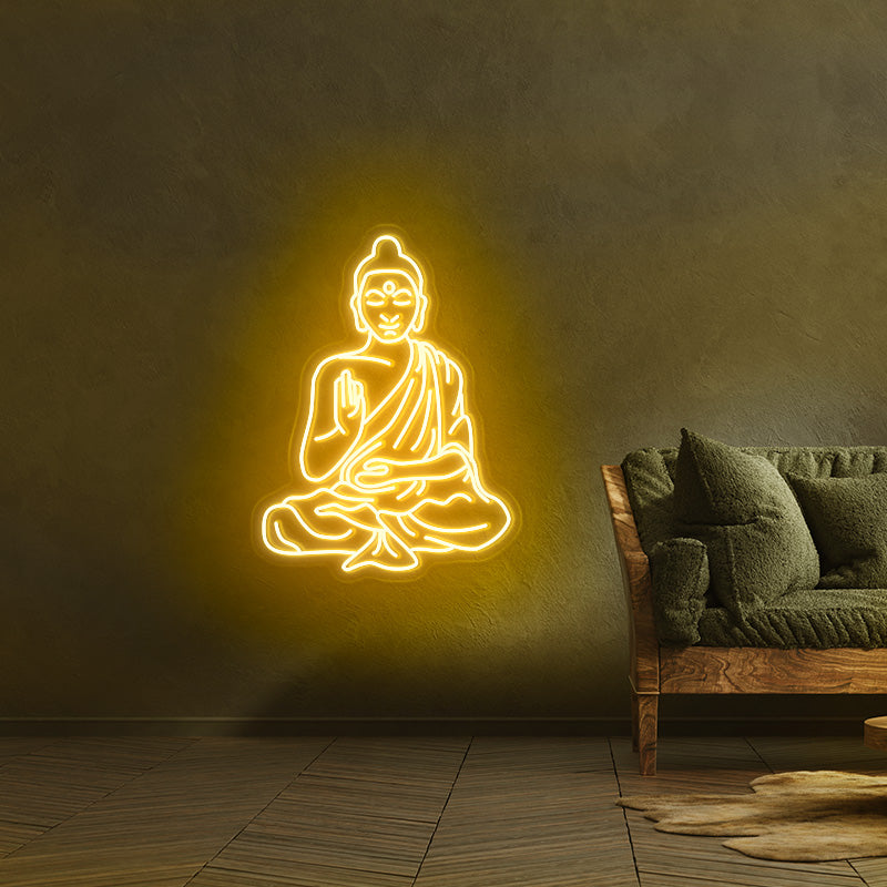 Personalised Neon Buddha Sign | Neon Party