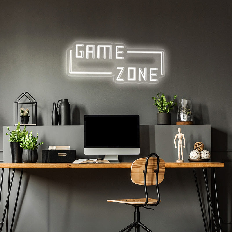 Game Zone Neon Sign | Neon Light Décor for Gaming Rooms