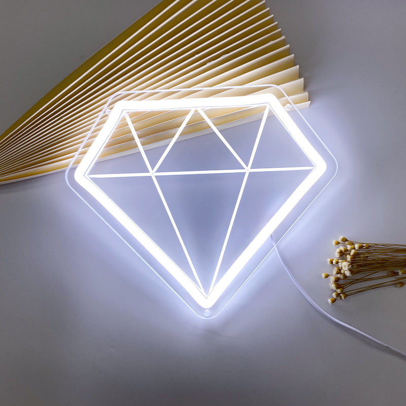 Cool Diamond Neon Lights | Small cute led neon lamp light