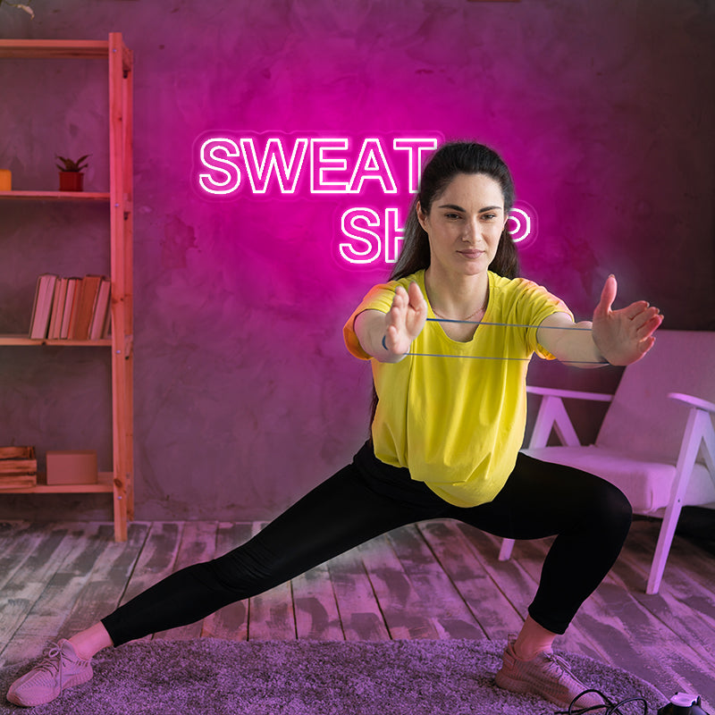 Sweat Shop Gym Neon Sign | Neon Party